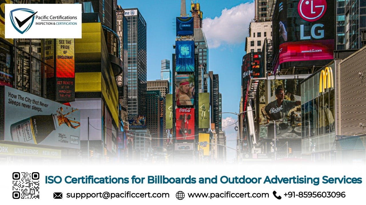 ISO Certifications for Billboards and Outdoor Advertising Services